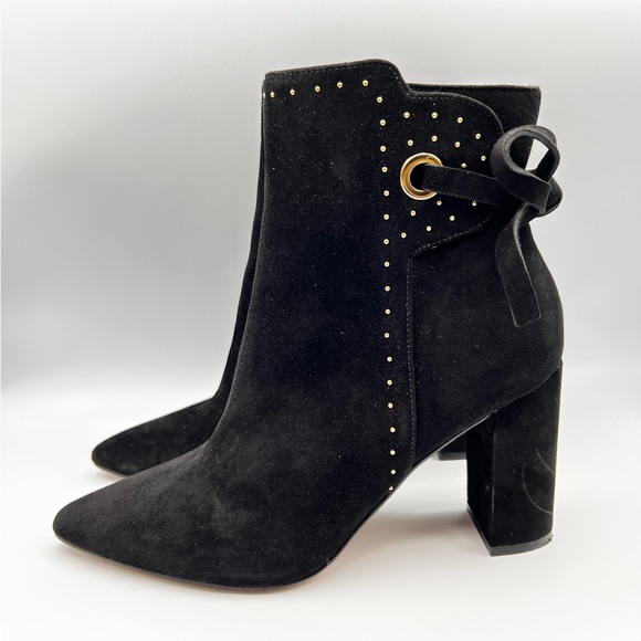 Chelsea & Violet | Shoes | Chelsea Violet Cvmiley Point Toe Black Suede ...